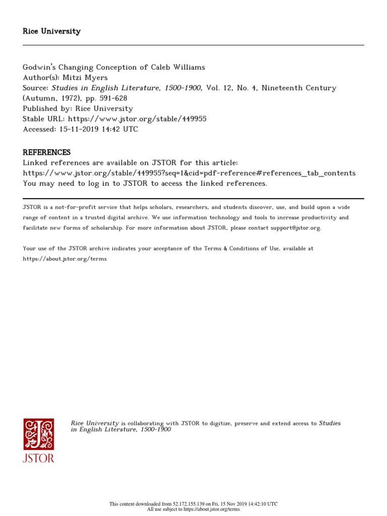 Rice University Studies in English Literature, 1500-1900 | Download ...