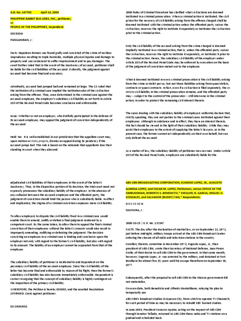 Rule 111 Case Digests | PDF | Prosecutor | Criminal Procedure In South ...