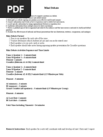 Debate Chairperson Script | PDF | Public Speaking | Government