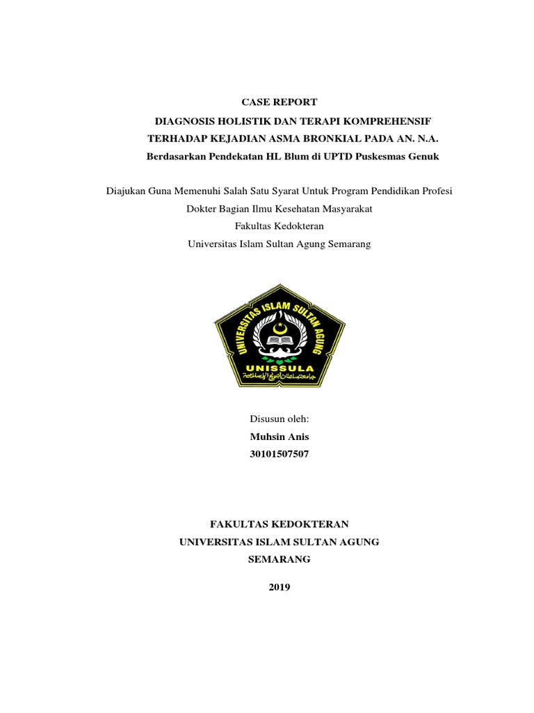 Case Report Asma (Ilmu Kesehatan Masyarakat) | PDF
