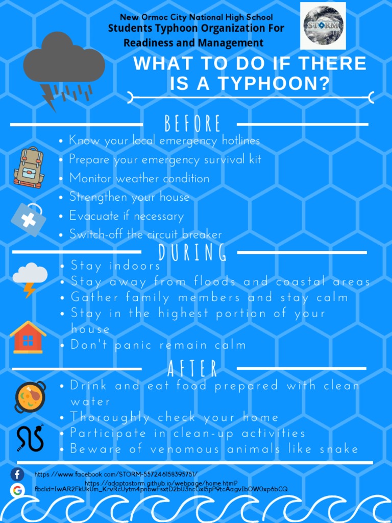 Preparing for Typhoons: Safety Tips Before, During, and After a Storm | PDF