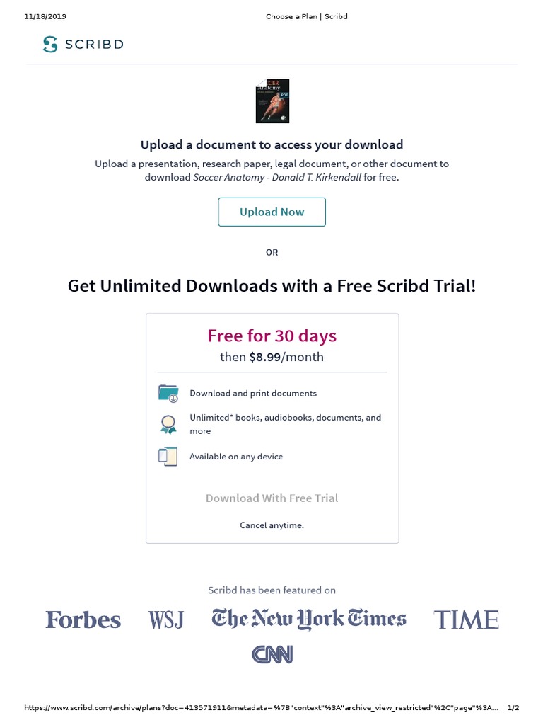 Choose A Plan - Scribd | PDF