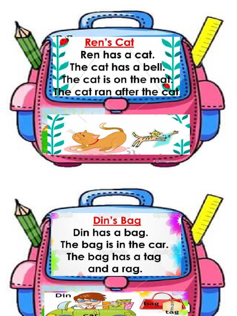 CVC Words and Phrases | PDF