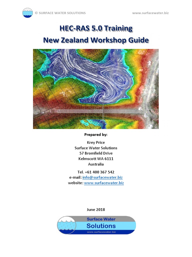 NZ HEC RAS Manual Workshop 1 | PDF | Double Click | Geographic ...