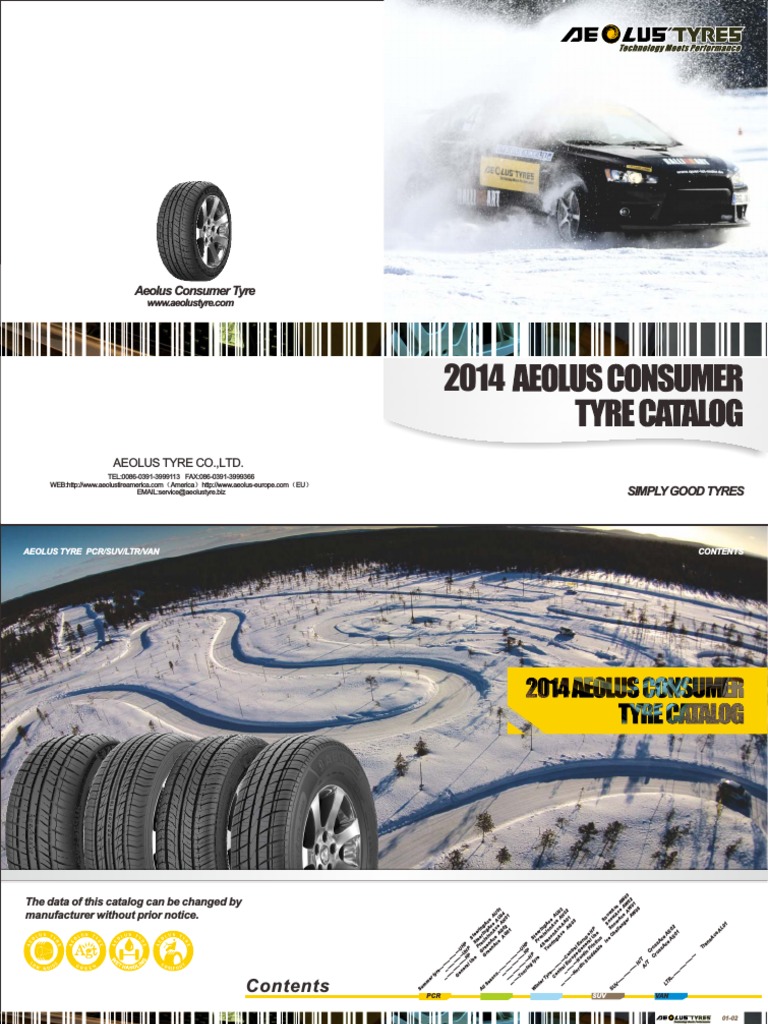 Catalogo Aeolus 1 | PDF | Tire | Transportation Engineering