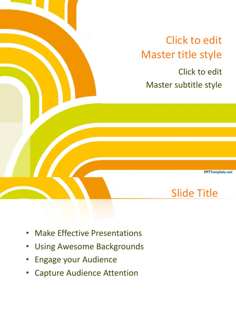 Sun Color PPT Template 0001 | PDF