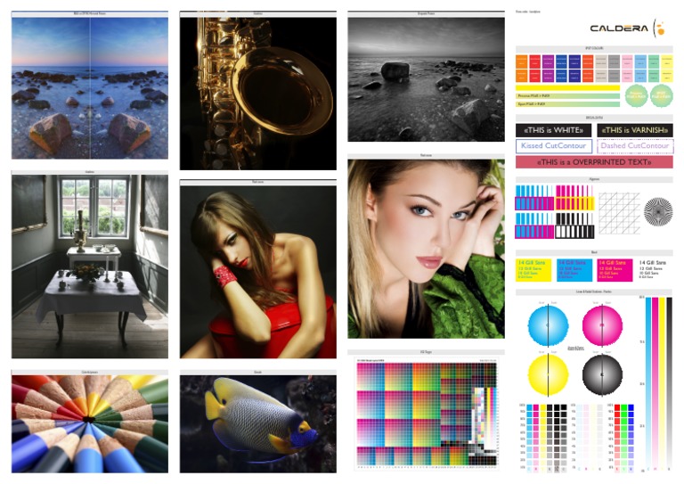 Test de Prueba Impresoras A Color | PDF | Communication Design | Light