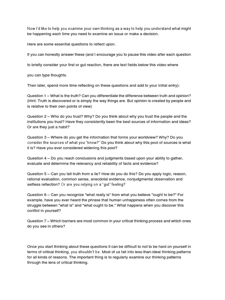 2.4 Examining Your Critical Thinking Skills | Download Free PDF ...