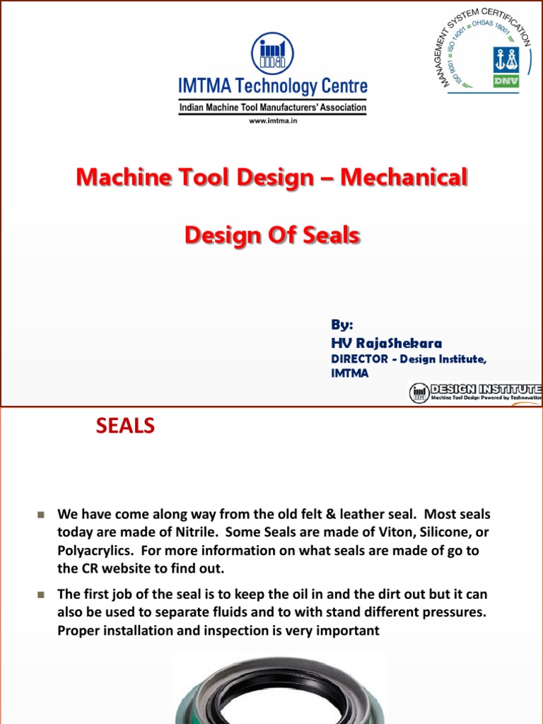 Seal Design for Mechanical Engineers | PDF