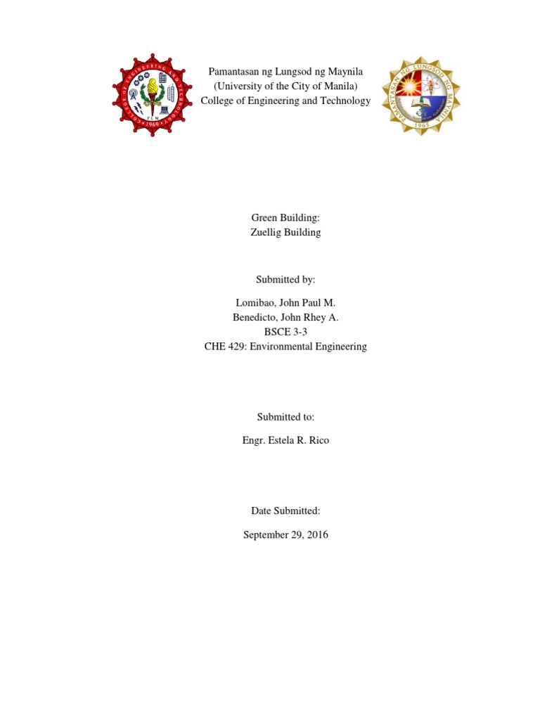 Zuellig Building Written Report | Download Free PDF | Leadership In ...