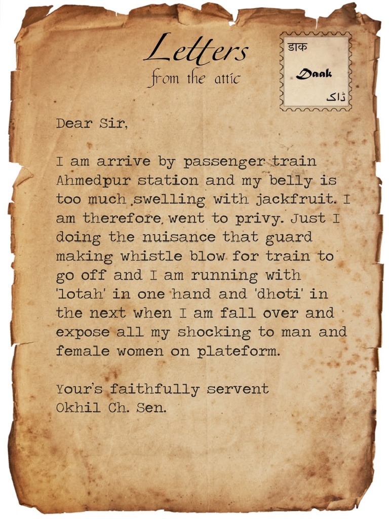 Okhil Chandra Sen Letter | PDF