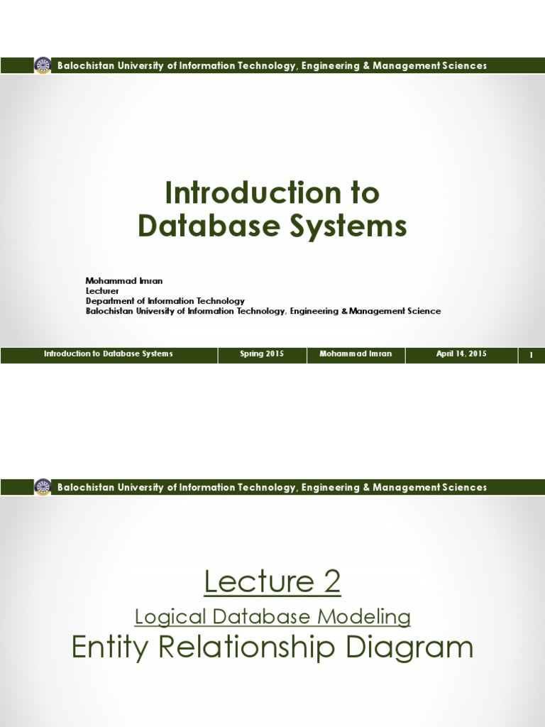 Lec 3 - IDB | PDF | Databases | Information Science