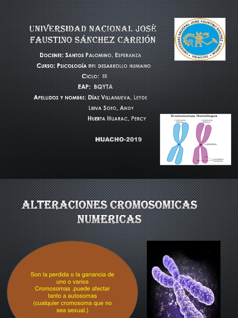 Alteraciones Cromosomicas 000 | PDF | Nucleo celular | Medicina