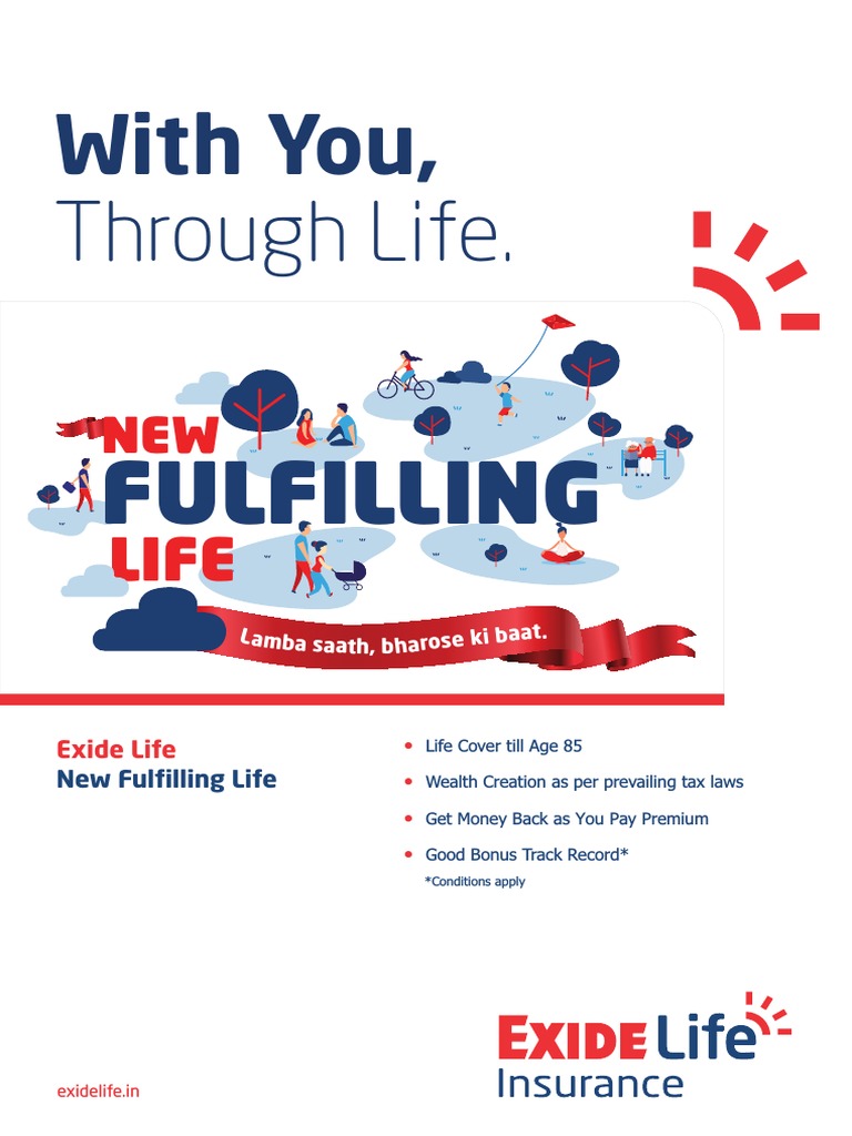 Exide Life New Fulfilling Life | PDF | Assignment (Law) | Life Insurance