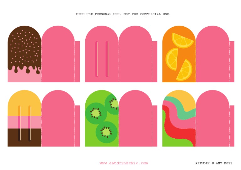 Popsicle Memory Game PDF | PDF