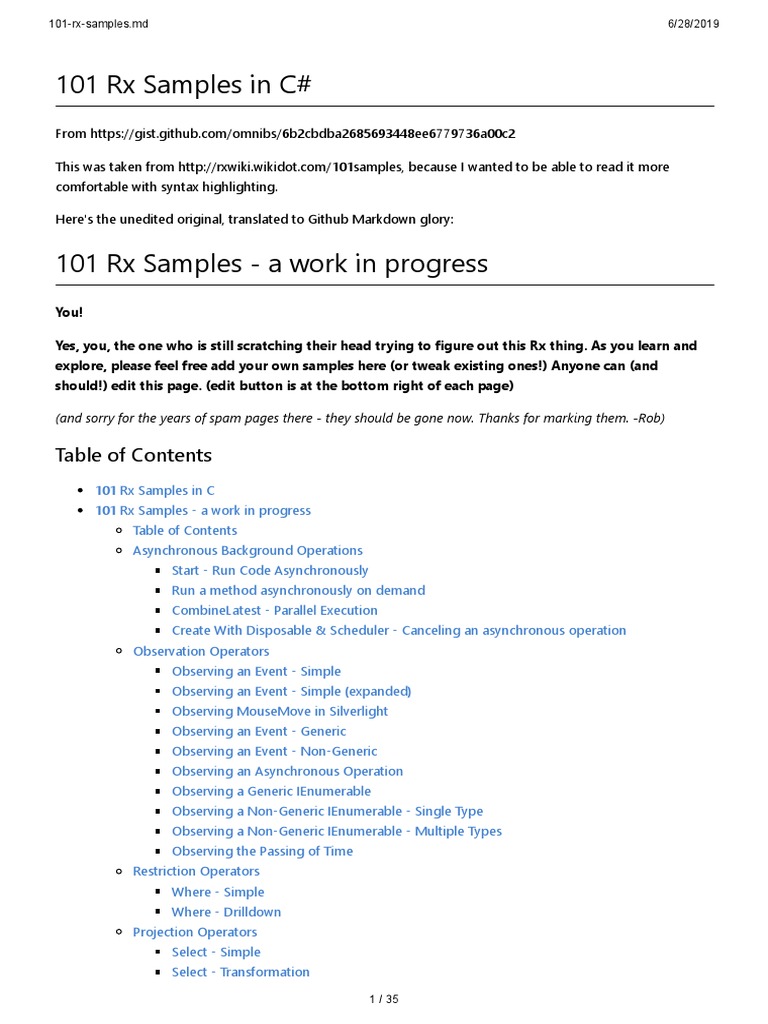 101 RX Samples | PDF | Data Type | Information Technology Management