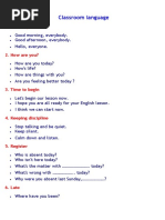 Classroom English - 300+ Classroom Phrases For English Teachers - 7ESL ...
