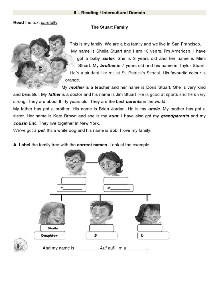 A Family Test | PDF | Linguistics | Family
