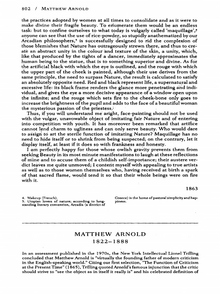 Matthew Arnold | PDF | Edmund Burke | Philosophy