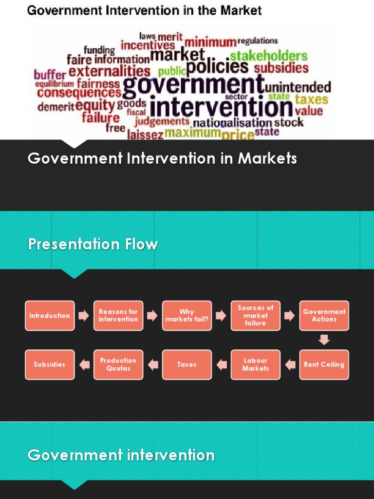 Government Intervention in Markets | PDF | Tax Incidence | Market Economy