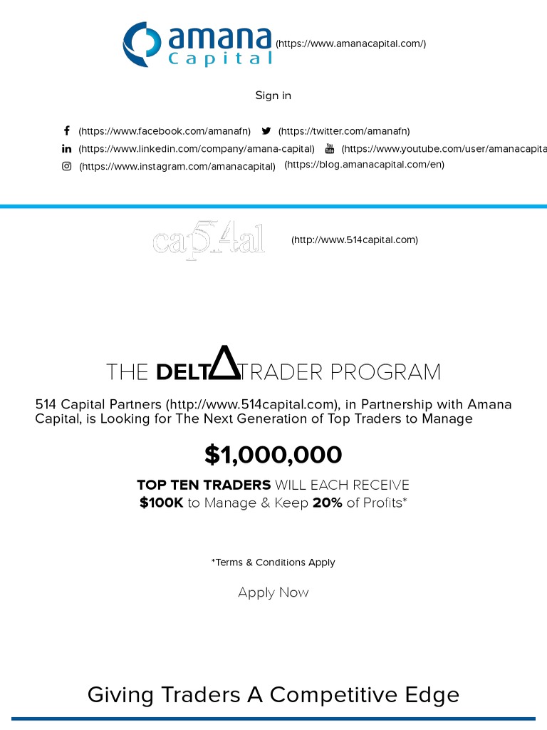 The Delta Trader Program | PDF | Contract For Difference | Investing