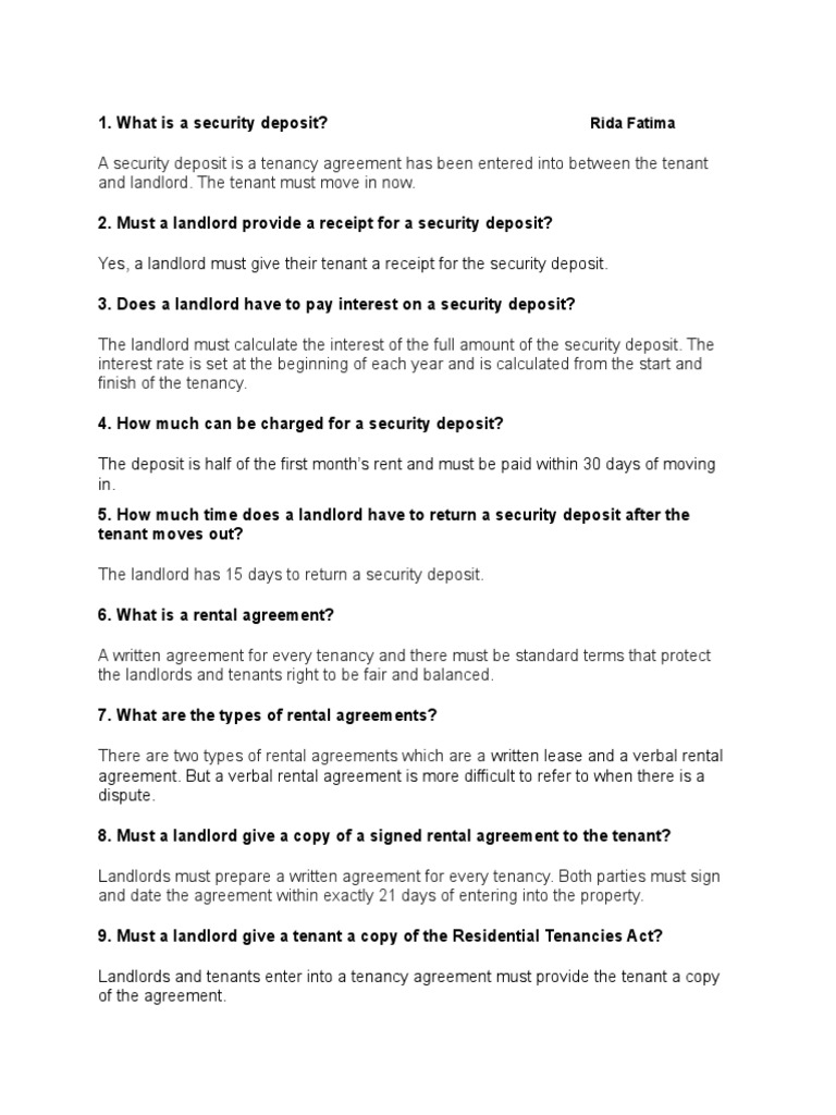 Landlord Tenant Rules | PDF | Leasehold Estate | Landlord