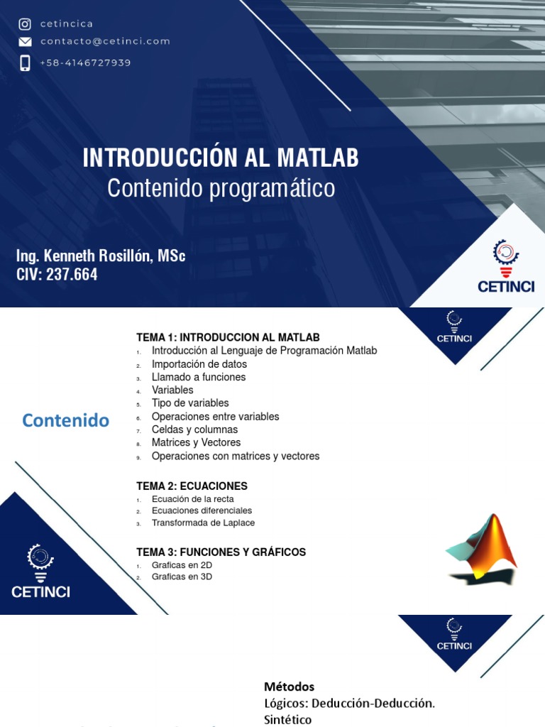 Introduccion Al Matlab PDF | PDF | Matlab | Enseñanza de matemática