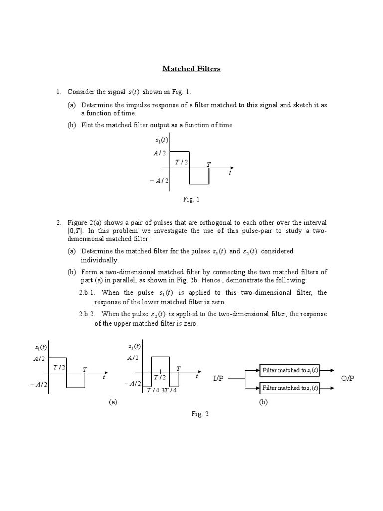 Tutorial 3 | PDF | Filter (Signal Processing) | Electromagnetism