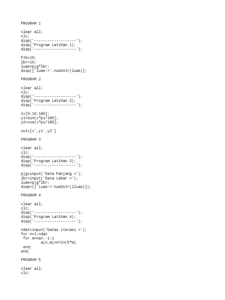 Kelompok 4 Matlab | PDF