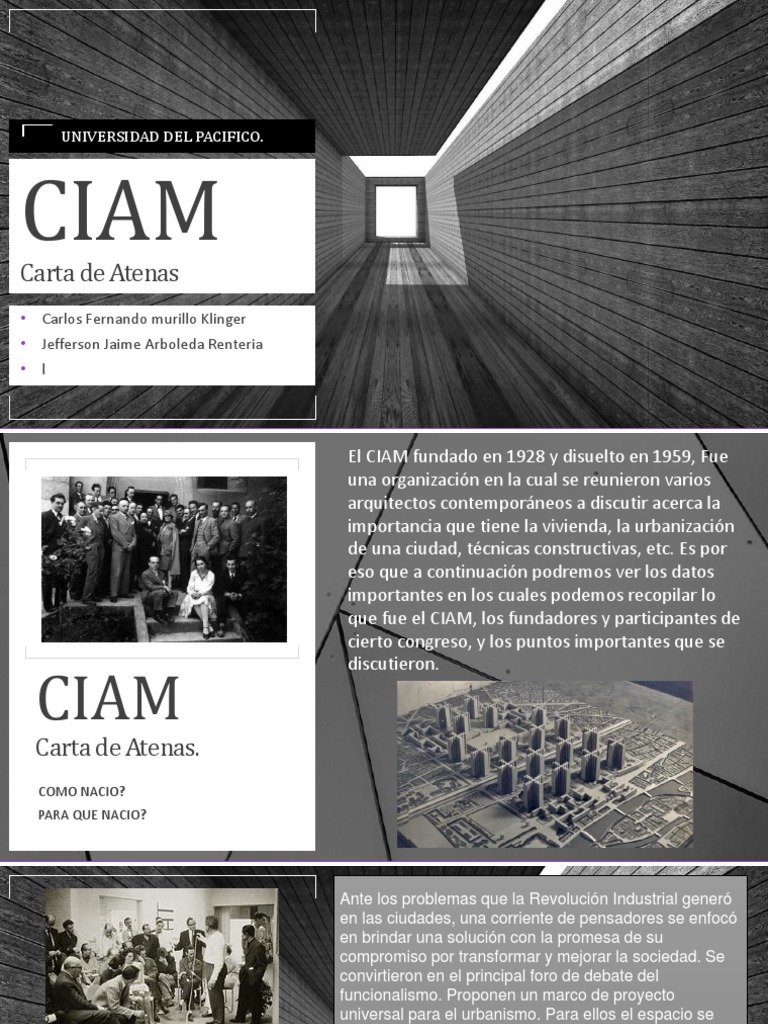 CIAM | PDF | Diseño arquitectonico | Arquitectura