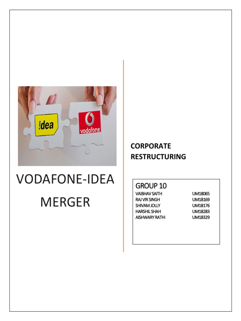 Vodafone-Idea Merger Analysis | PDF | Networks | Companies