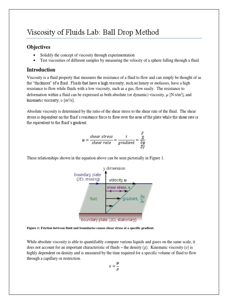 Viscosity of Fluids | PDF | Fluid Dynamics | Drag (Physics)