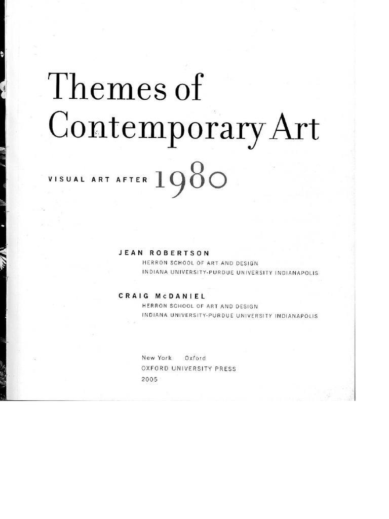 Themes of Contemporary Art | PDF