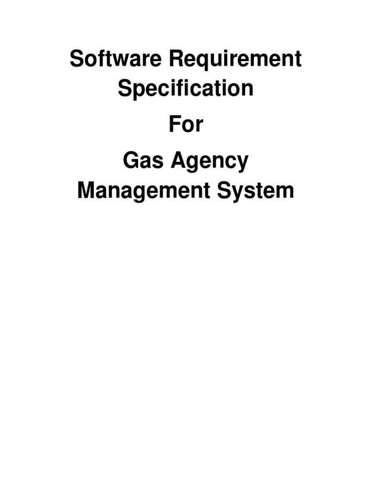 Gas Agency Management System | PDF | Databases | Software