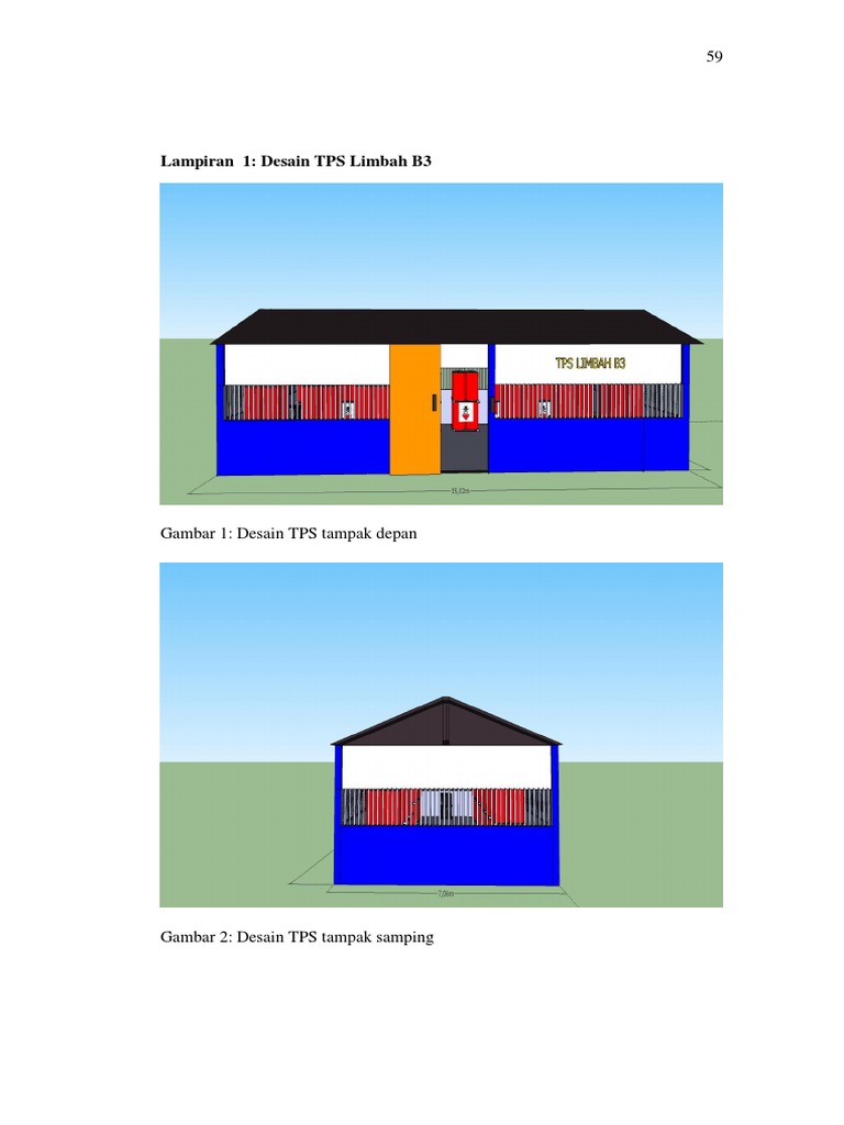 Desain TPS Limbah B3 dan Layoutnya | PDF | Olahraga & Rekreasi