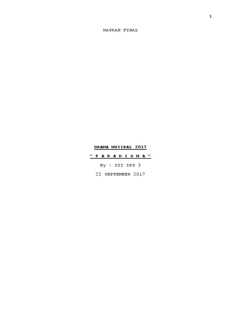 Paradigma - Dramus XII IIS 3 | PDF | Seni