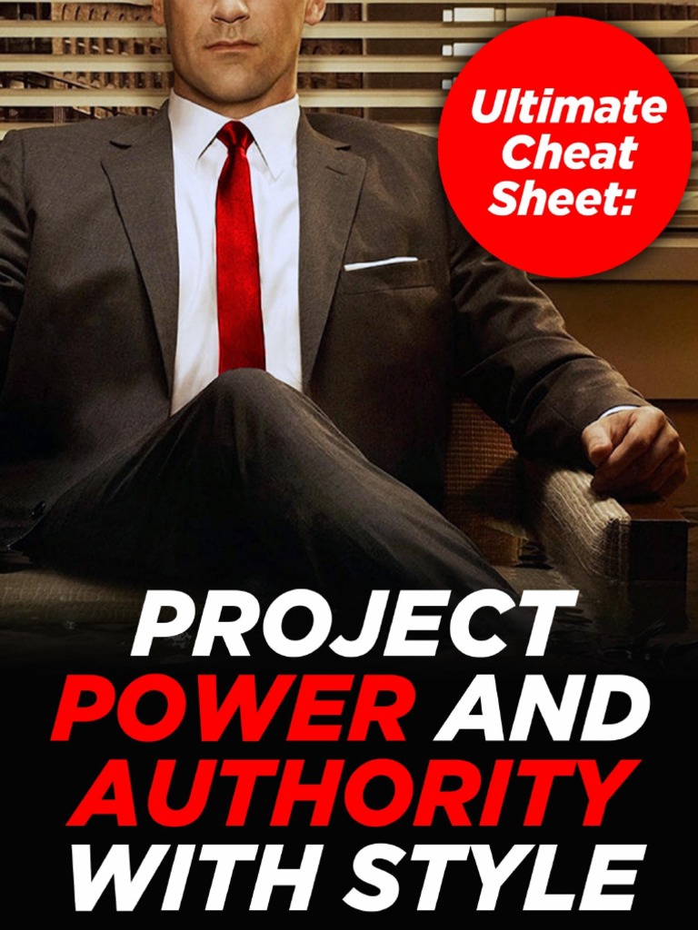 Cheat Sheet Project Power Authority With Style PDF | PDF | Necktie ...