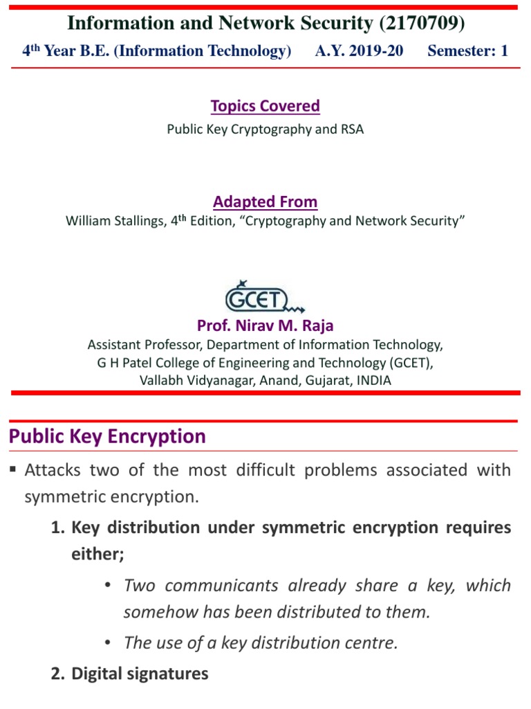 Introduction To Cryptography | PDF | Cryptography | Public Key Cryptography