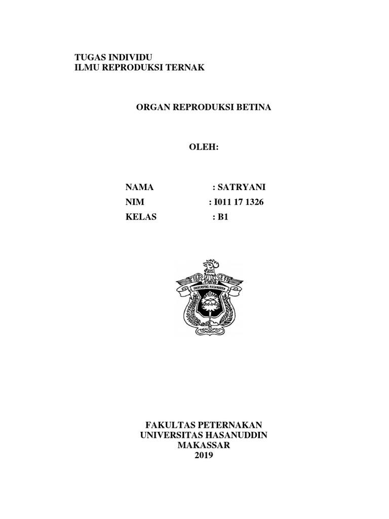Organ Reproduksi Sapi Betina dan Fungsinya | PDF
