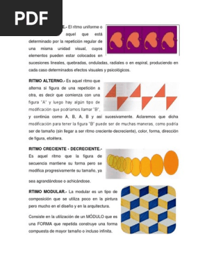 Principios Del Ritmo En El Arte, Ejemplos GUÍA PEDAGÓGICA N° 8