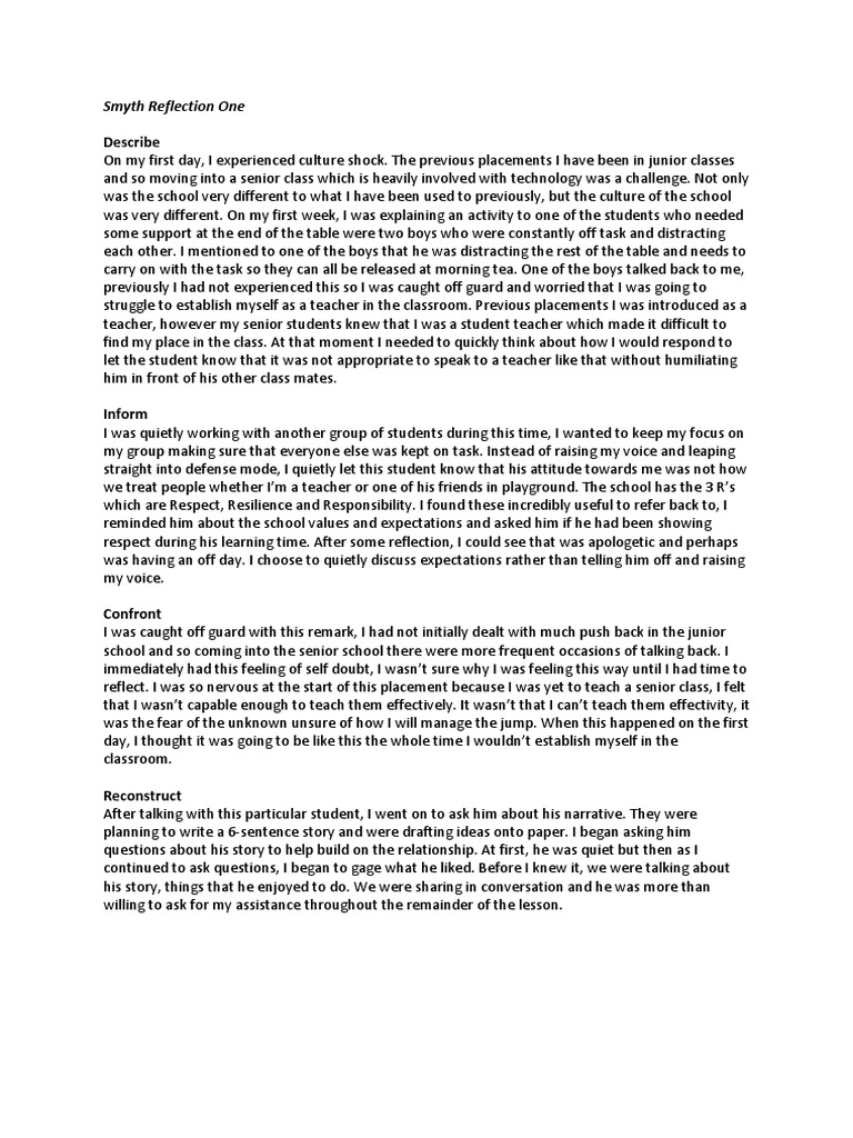Smyth Reflection One Pdf 2938