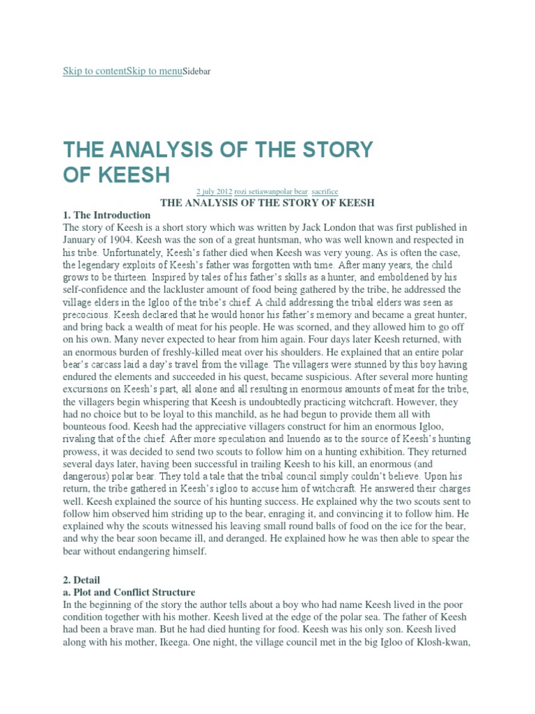 Story of Keesh | Download Free PDF | Narration