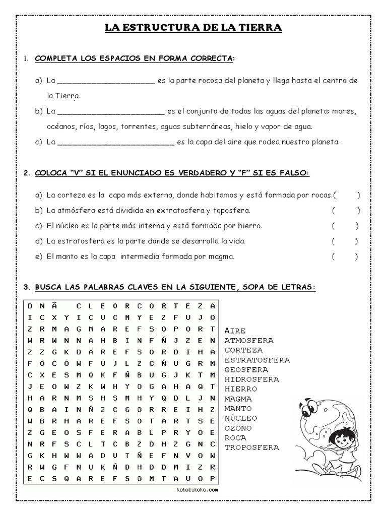 La Estructura de La Tierra | PDF