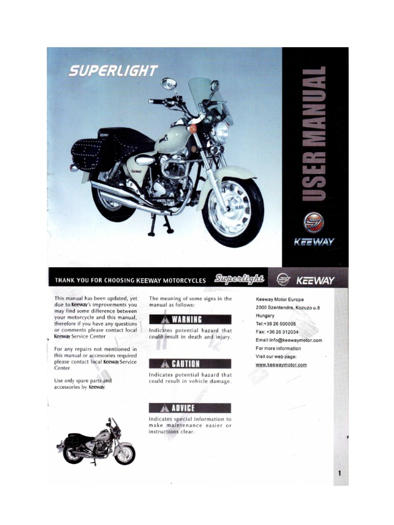 Keeway Superlight 150 PDF | PDF