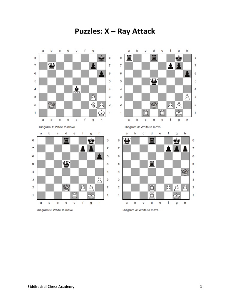 X-Ray Attack in Chess | PDF