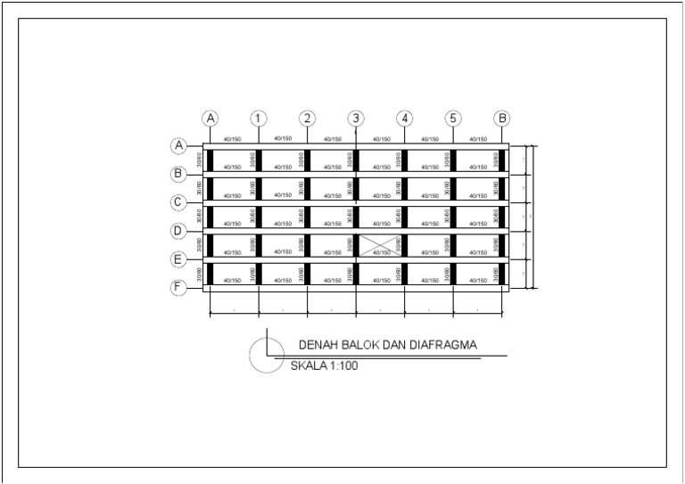 Denah Balok Dan Diafragma | PDF