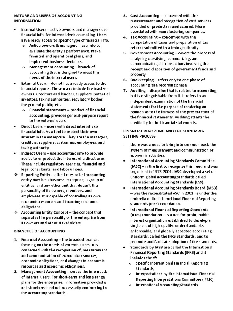 Cfas Reviewer | PDF | International Financial Reporting Standards ...