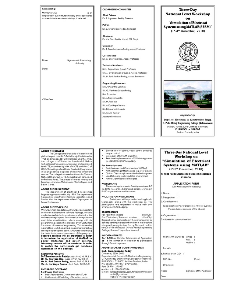 Workshop - 2010 Gprec | PDF