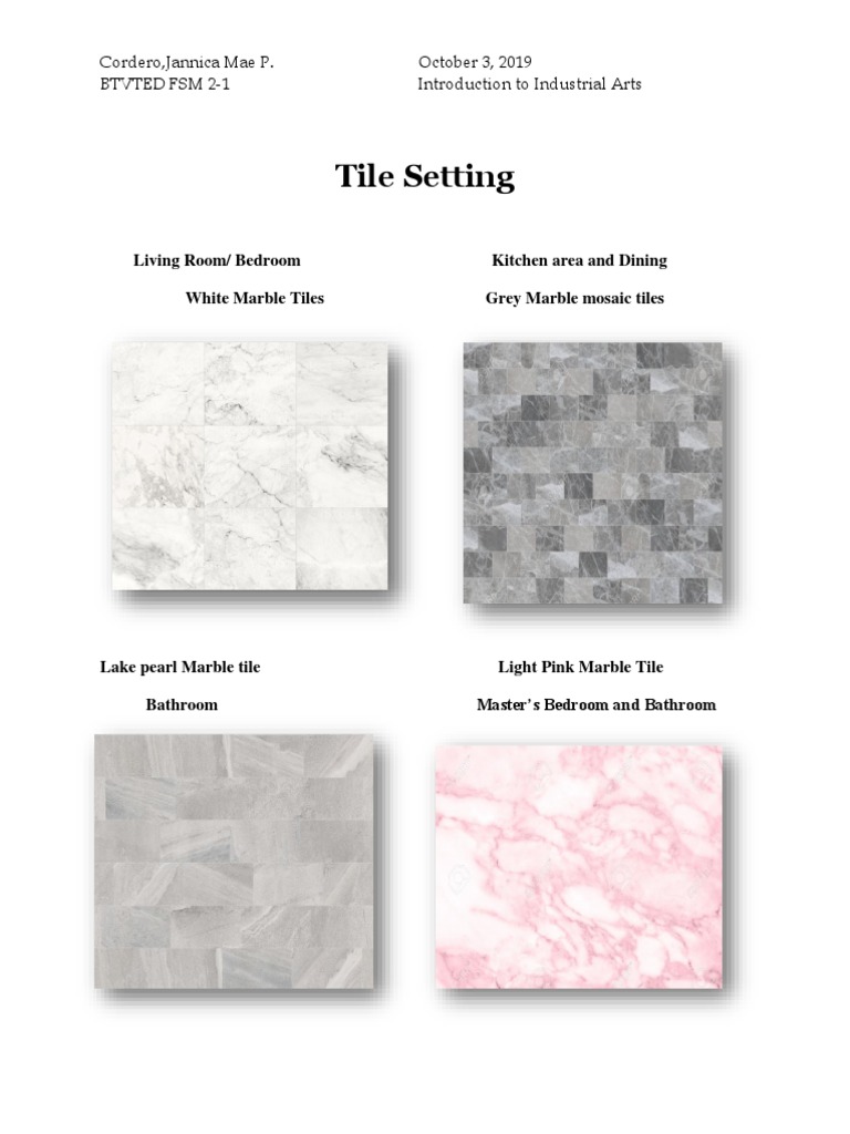 Tile Setting | PDF