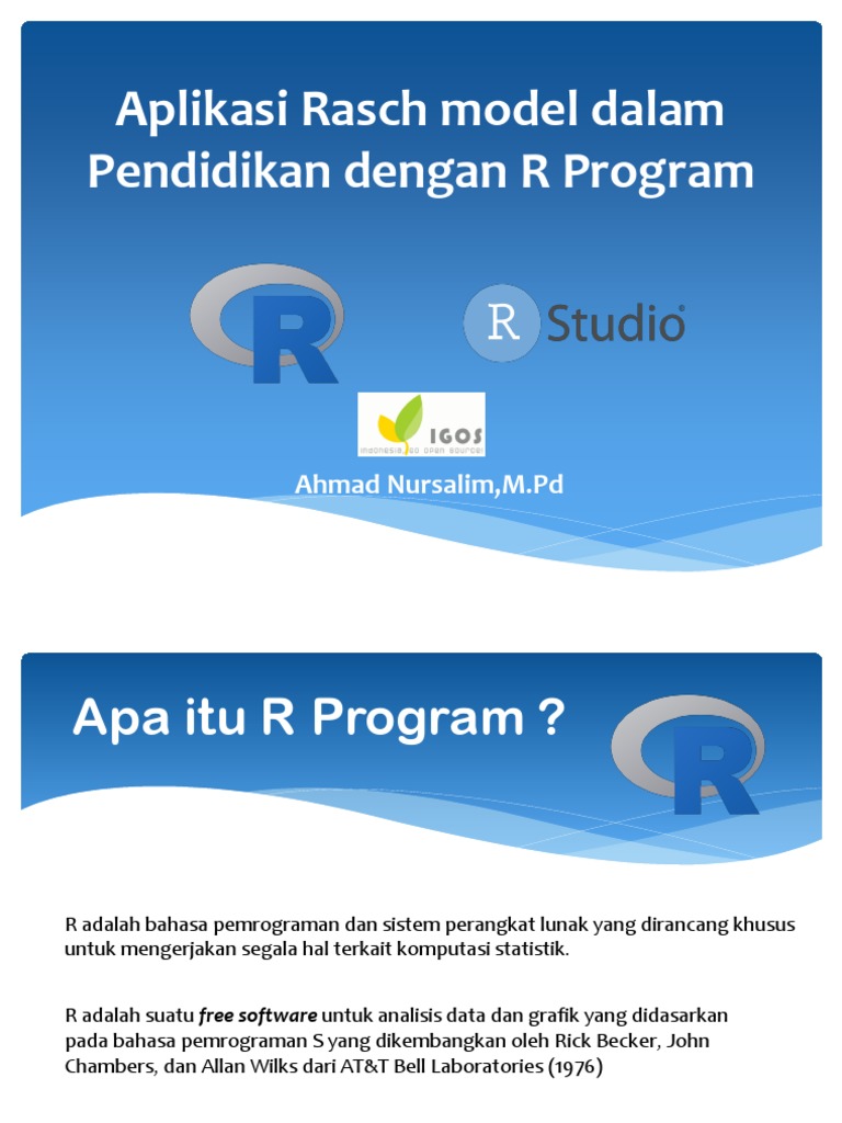 Aplikasi Rasch Model dengan R Program | PDF | Komputer